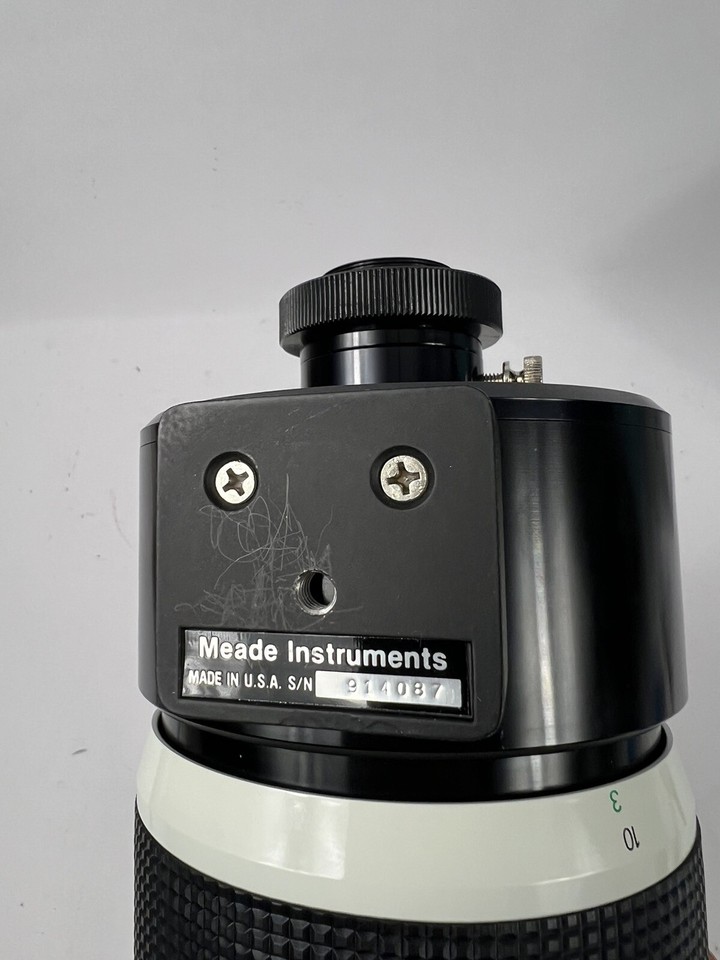 Meade 1000mm f/11 97 Series 3.5" 90mm Mirror Lens Spotting Scope Case ...