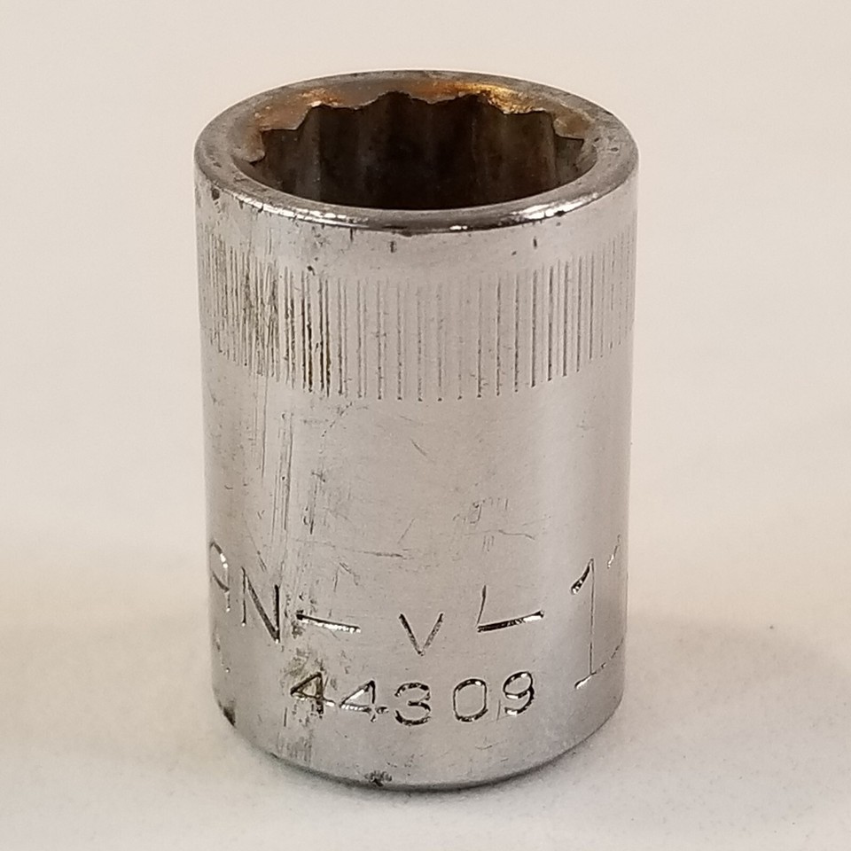 Craftsman USA 11mm 12 Point 3/8" Drive Shallow Socket 44309 -V- Series ...