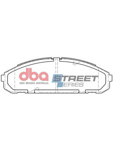 DBA Street Series Brake Pads fits Nissan Patrol 4.2 GQ,MK,MQ D ...