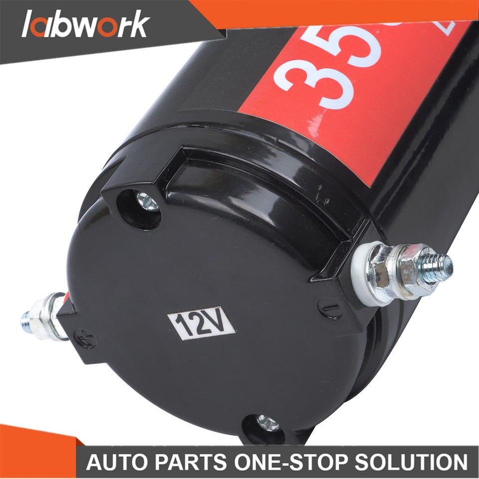Labwork 3500lbs 12V Synthetic Rope Electric Winch w/ Wireless + Wired ...