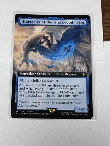 Hraesvelgr of the First Brood Extended Art FINAL FANTASY #142 | eBay