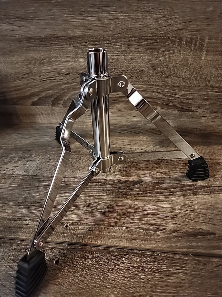 Chrome Plated Drum Stand Tripod Silver - 9" High | eBay UK