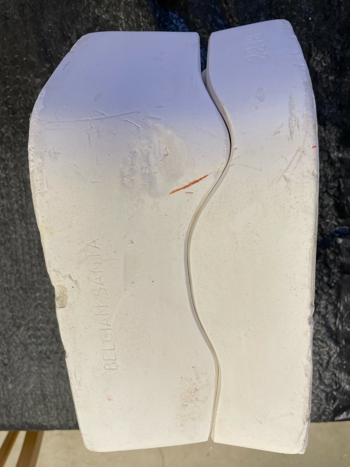 VINTAGE KIMPLE CERAMIC MOLD #2218 BELGIAN SANTA | eBay