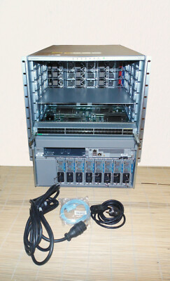 Cisco N9K-C9508-B1 Nexus 9508 Chassis 8 PS 2 SC 3 FM 3 FT N9K-SUP-A N9K ...