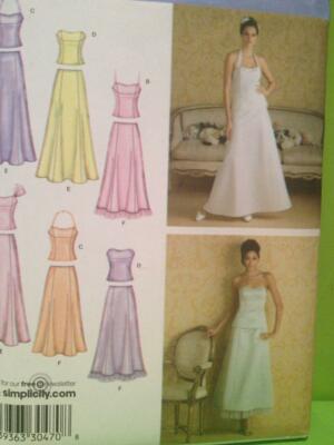 Simplicity Sewing Pattern 3826 Misses Ladies Evening Tops Skirts 20W ...