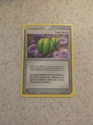Lum Berry 84/109 Ruby And Sapphire Pokémon Card LP | eBay