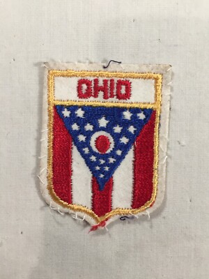 Ohio State flag Shield used Emblem Patch | eBay