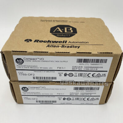 NEW AB1769-OF2 Series B Compact I/O Analog Output Module AB ...