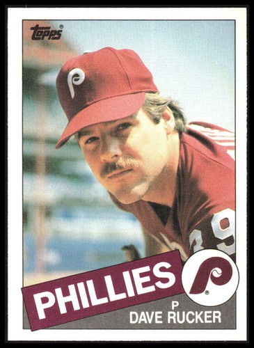 1985 Topps Traded Dave Rucker #98T Phillies 5K | eBay