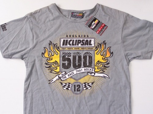 2012 CLIPSAL 500 ADELAIDE V8 SUPERCARS RACING PROMO T-SHIRT WOMENS SIZE ...