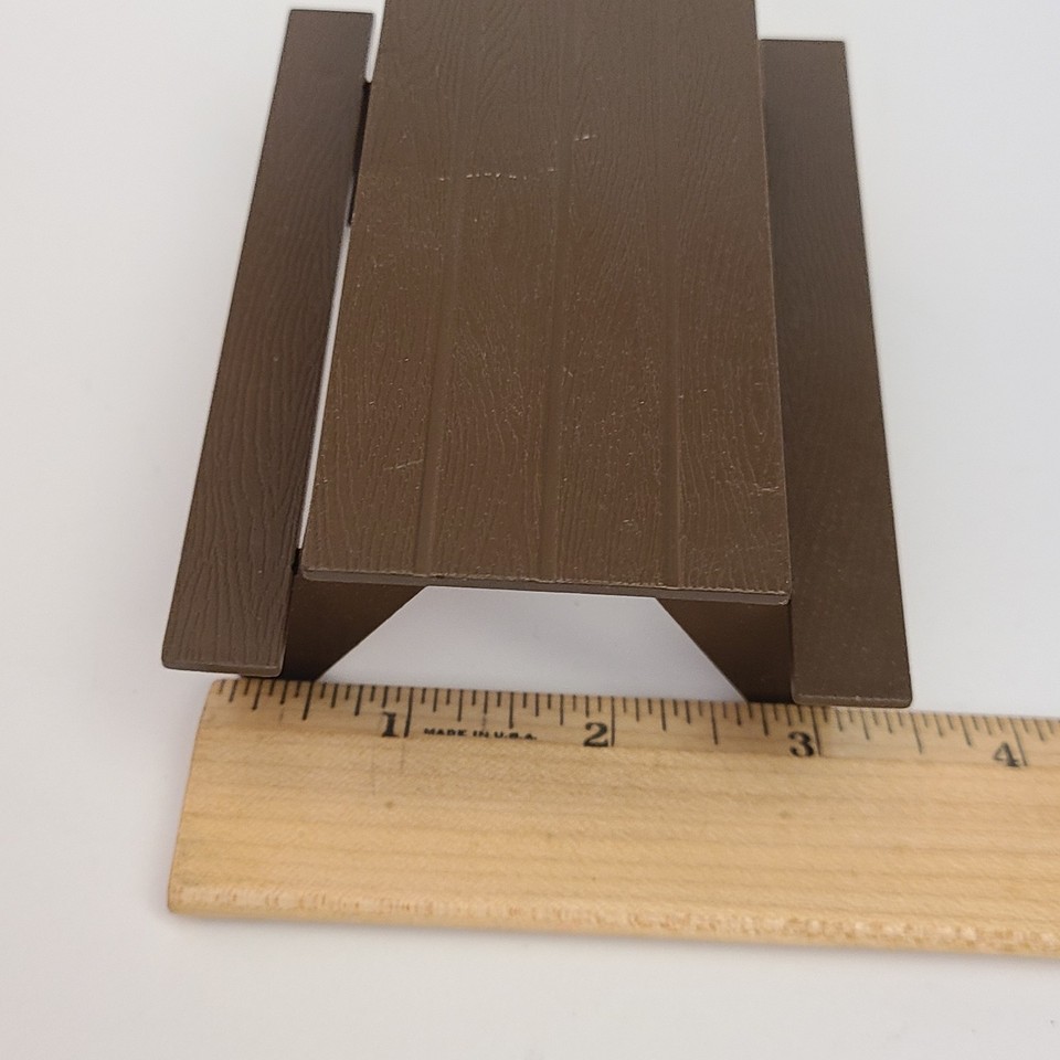 Vintage 1970s Tonka Brown Picnic Table from Green Van Camping Set ...