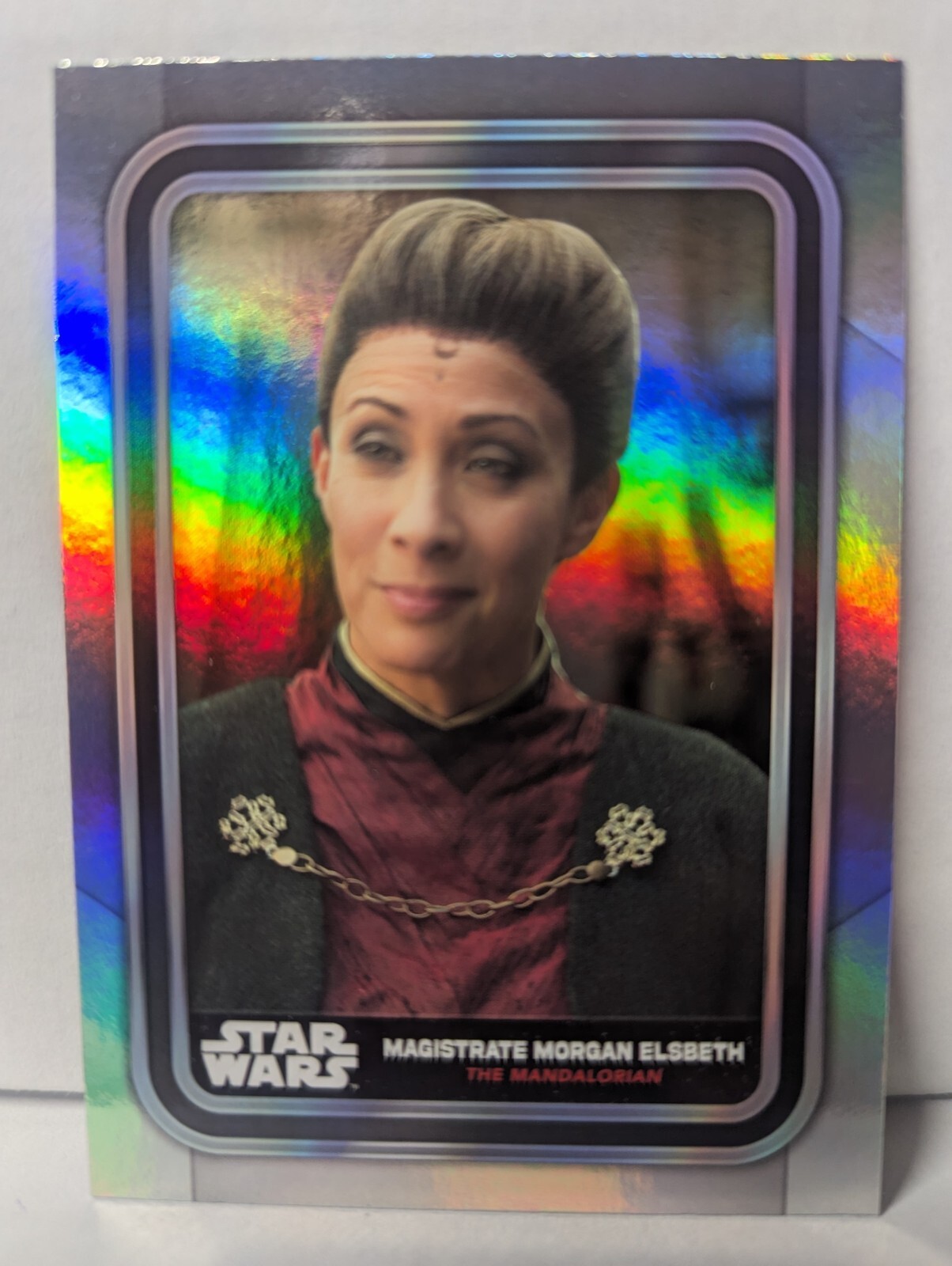 2023 TOPPS STAR WARS FLAGSHIP RAINBOW SILVER FOIL MAGISTRATE MORGAN ...