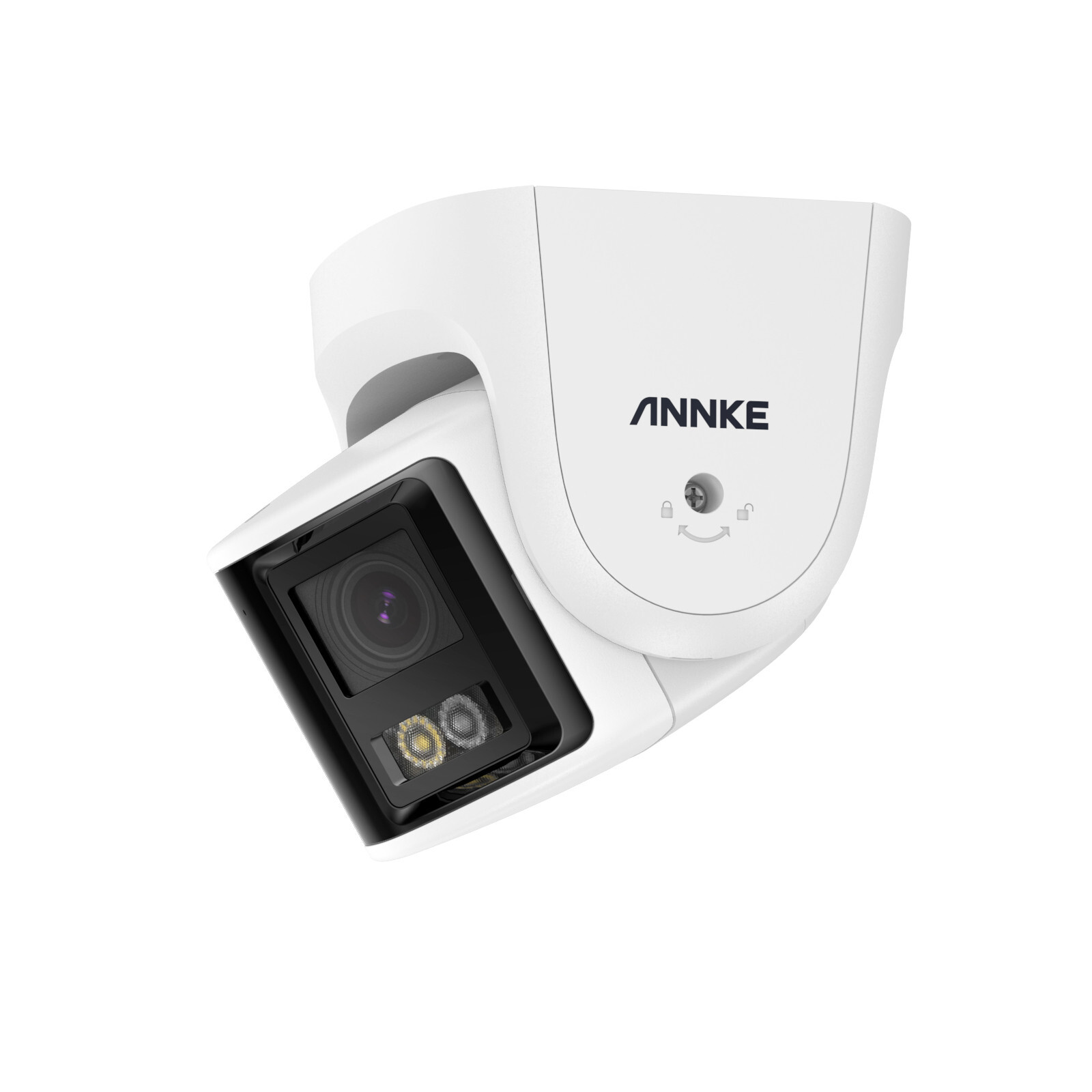 ANNKE 6MP POE Security Camera Dual Lens Outdoor Color Night Two-Way ...
