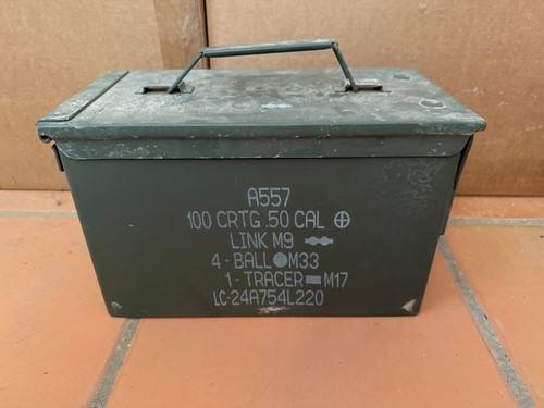 M2A2 M2A1 50 Cal 5.56mm Ammo Can Military Surplus USA | eBay