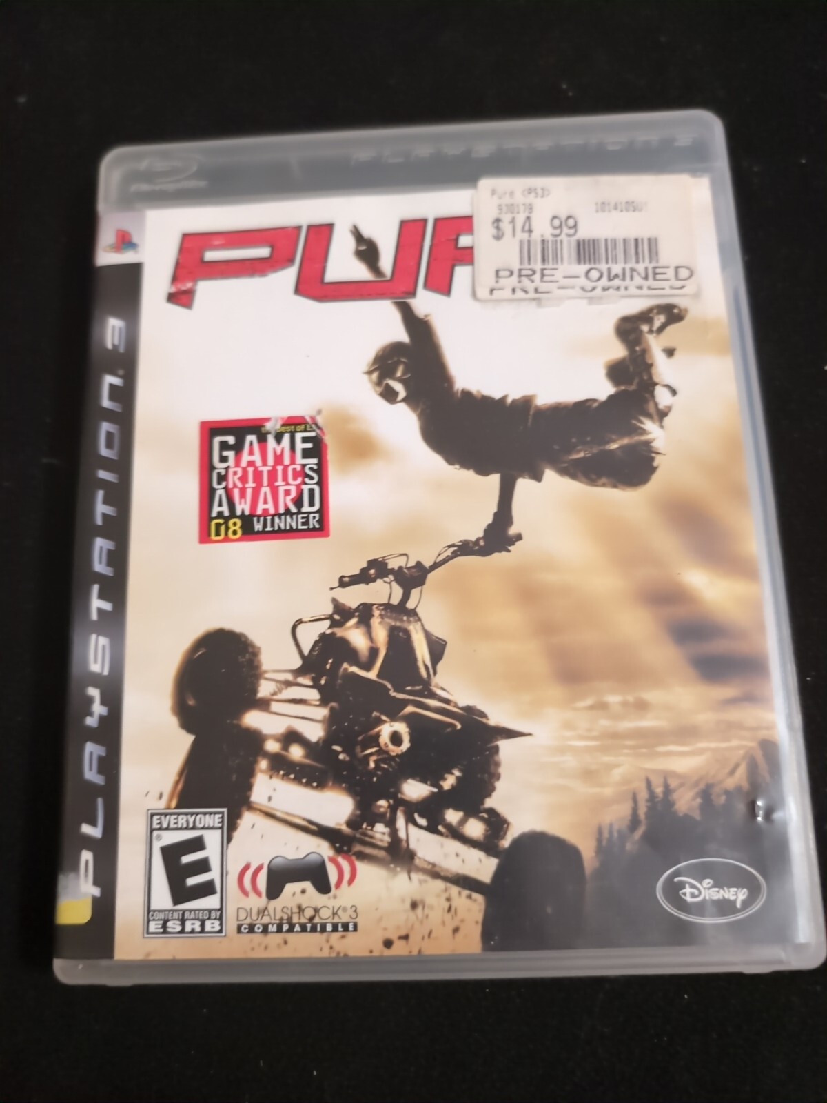 PURE (Sony PlayStation 3, 2008) PS3 GAME COMPLETE with MANUAL VG ...
