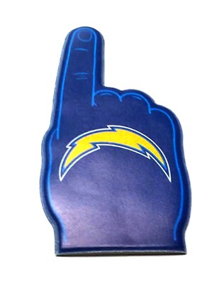 LOS ANGELES CHARGERS NFL FINGER PUPPET WERE #1 FOOTBALL FOAM-LINED ...