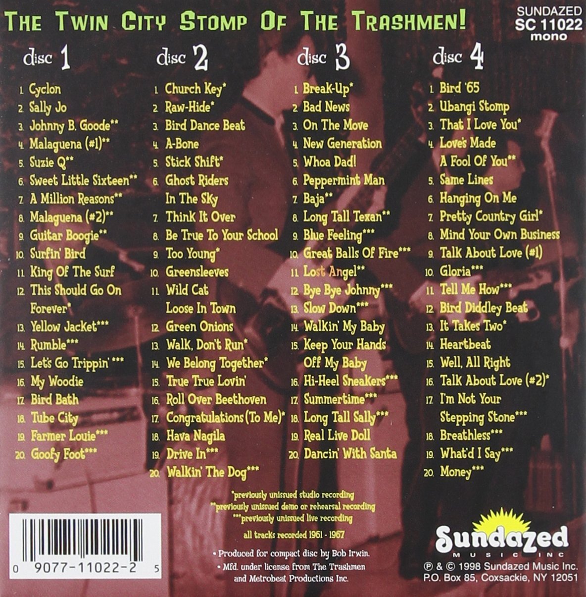 Bird Call by The Trashmen (CD, 1998) for sale online | eBay