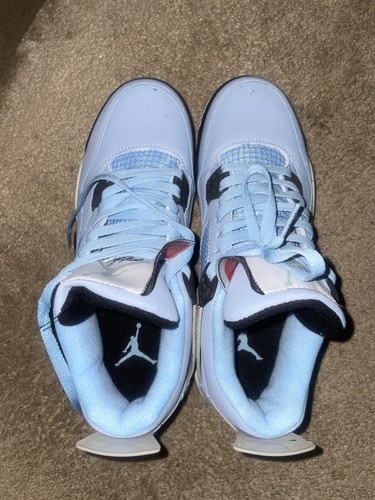 Nike Air Jordan 4 Retro Basketball Shoes – University Blue Colorway | eBay