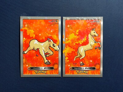 Pokemon Database Set Ponyta Rapidash Cracked Ice Holo 2 Card Set | eBay