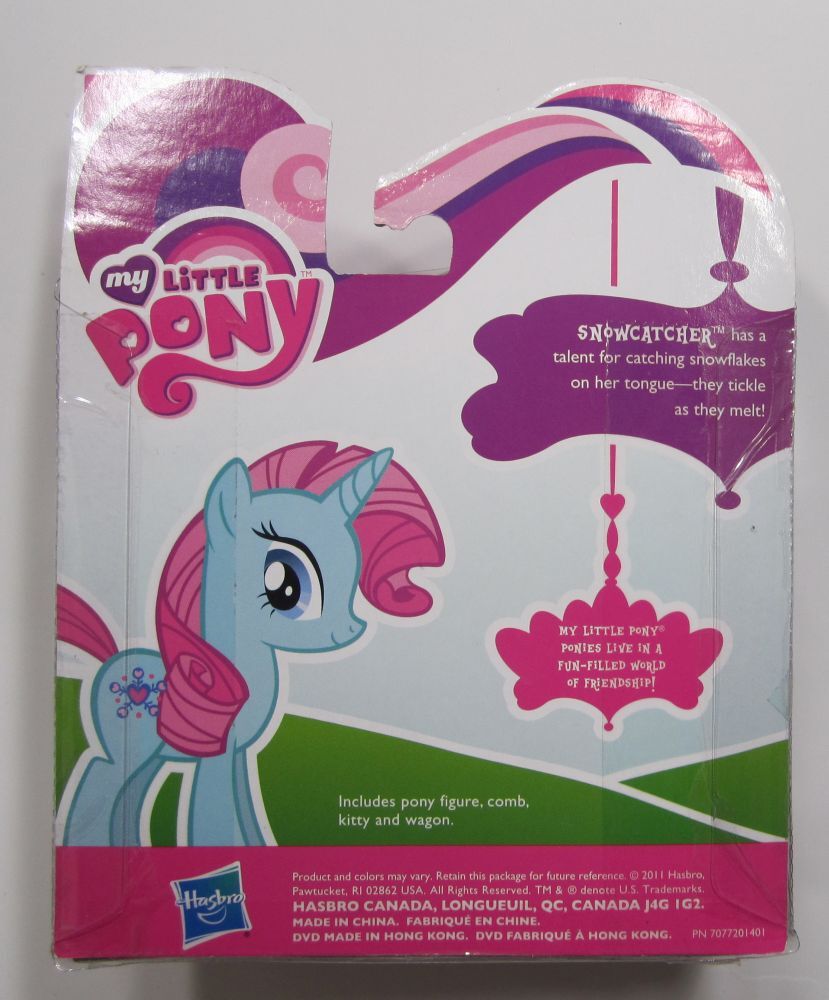My Little Pony SNOWCATCHER Figure 2011 G4 3" Size WITH DVD Pet BRAND ...