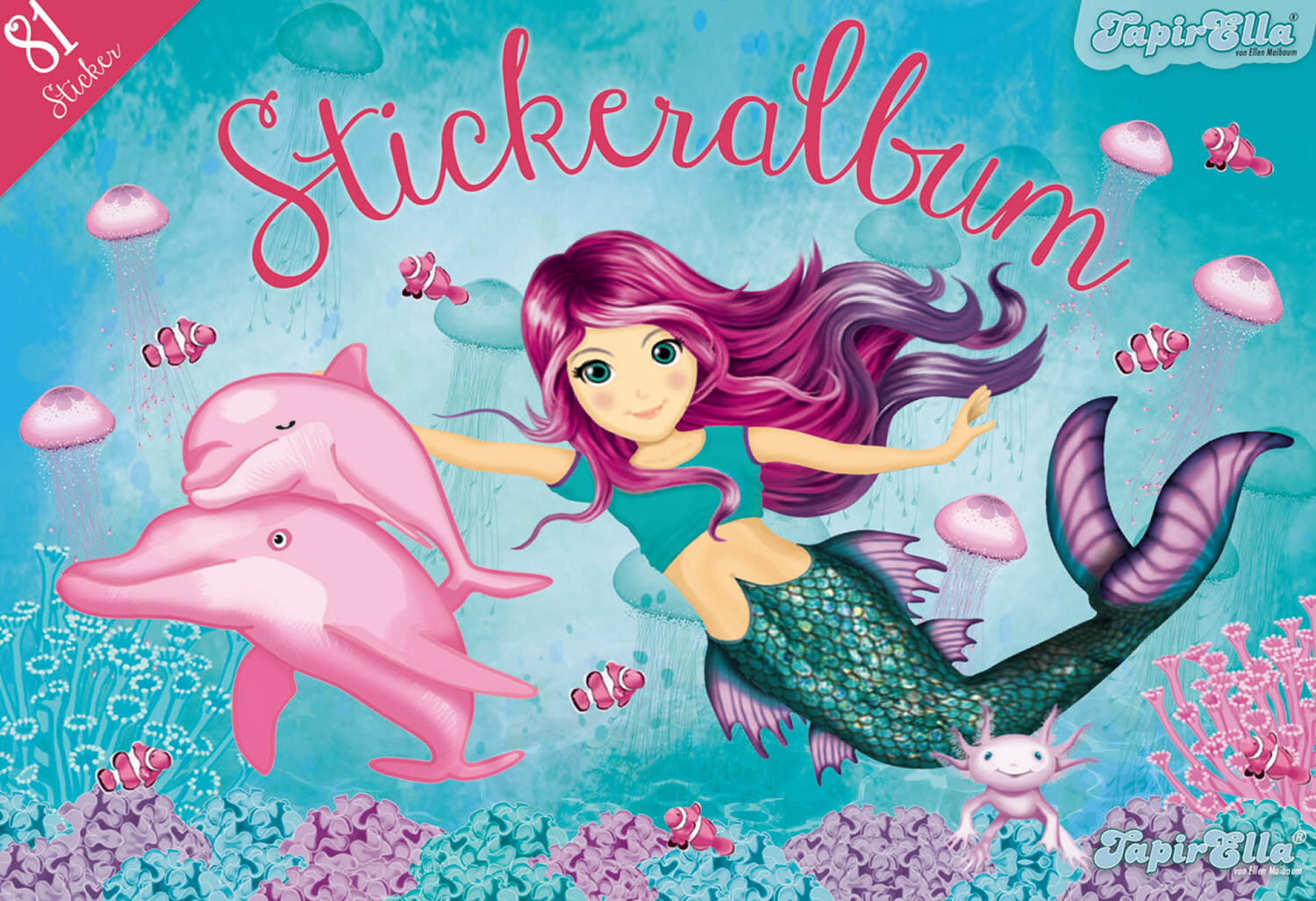 STICKERALBUM Kinder Sticker Aufkleber Alben Stickerbuch Stickeralben ...