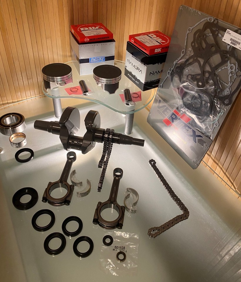 2005-11 KAWASAKI BRUTE FORCE 750 ENGINE REBUILD KIT/ CRANK+PISTONS ...
