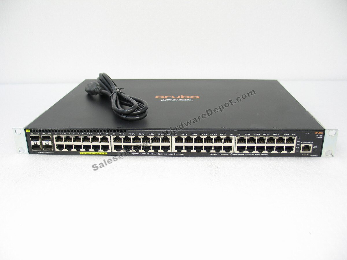 Aruba HP JL558A 2930F 48G PoE+ 4SFP+ 740W Gigabit Switch **1-Year ...