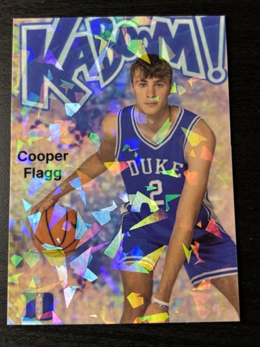 Cooper Flagg Kaboom! Duke Basketball Trading Card Legendary Customs | eBay