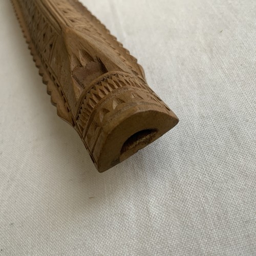 Wooden 6 Hole Whistle, Approx 12-1/2” Long, With Fancy Carvings | eBay