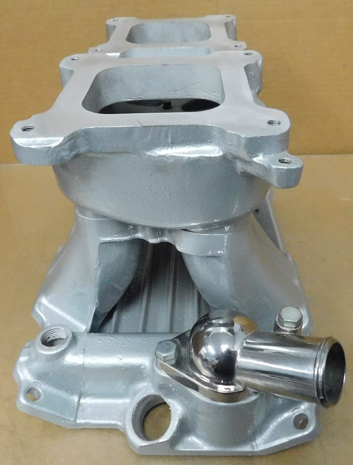 Edelbrock TR1Y SB Chevy Tunnel Ram W/Dual 4150 Top, Powder Coated ...