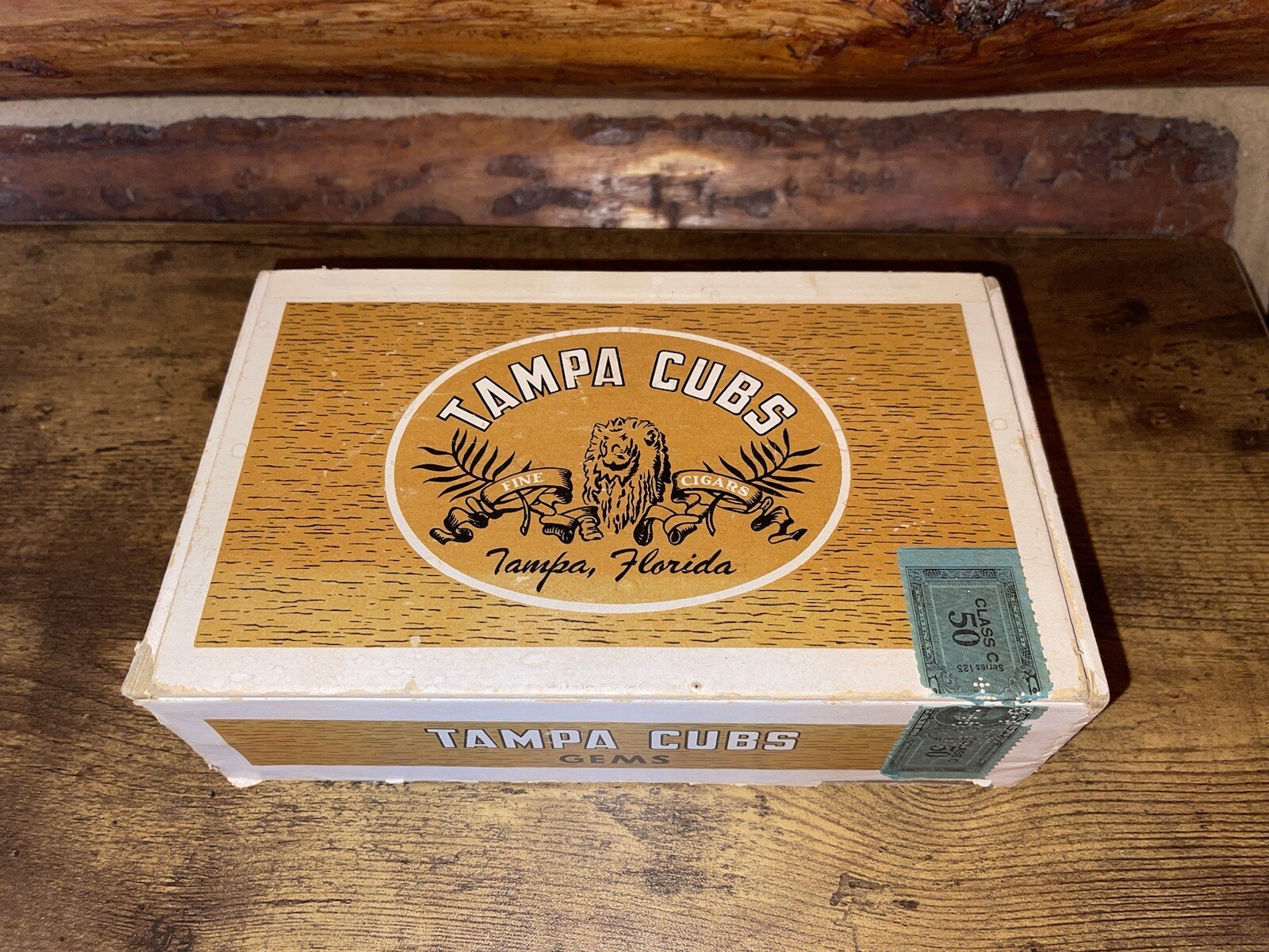 Rare Vintage TAMPA CUBS - Gems - 5 Cent Cigars - Cigar Box | eBay