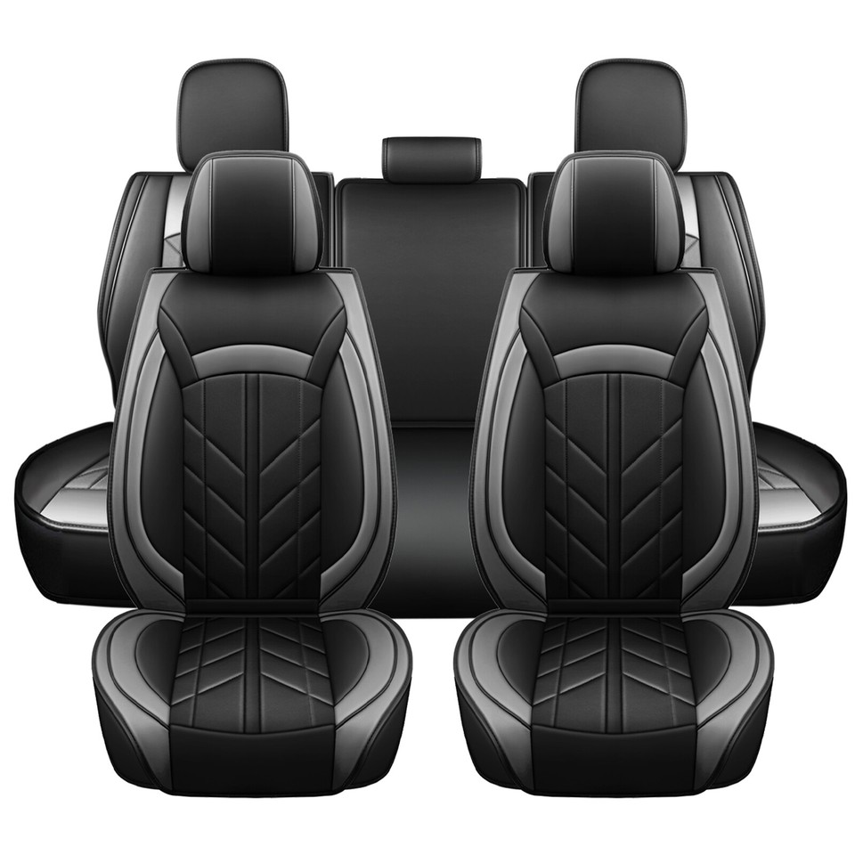 Tailored For 2007-2023 GMC Sierra Crew Cab Pickup Car Front&Rear Seat ...