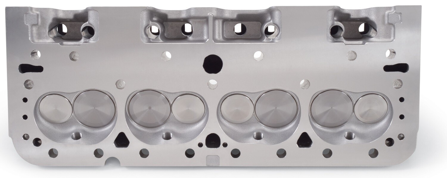 Edelbrock 5089 Cylinder Head Street 2.020/1.600" 185cc"64cc Cham 1.460 ...