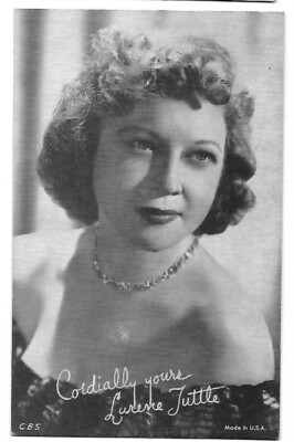 Actress LURENE TUTTLE - 1950s CBS Photo Postcard - 3.5" X 5.5" | eBay