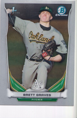 2014 Bowman #CDP-73 Brett Graves Oakland Athletics + (Yes 3 Free ...