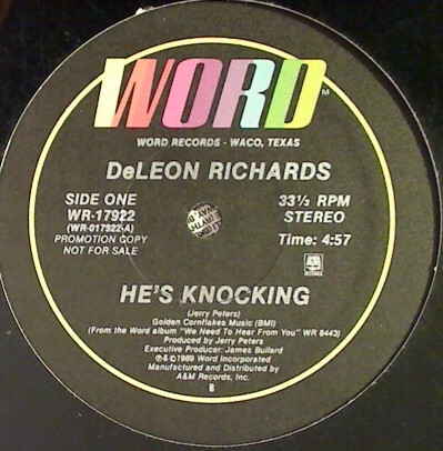 DeLeon Richards - He s Knocking / VG+ / 12"", Promo | eBay.de