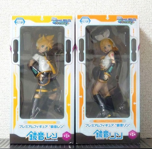 VOCALOID Kagamine Rin and Len Premium Figure Japan SEGA 2014 20cm 7 ...
