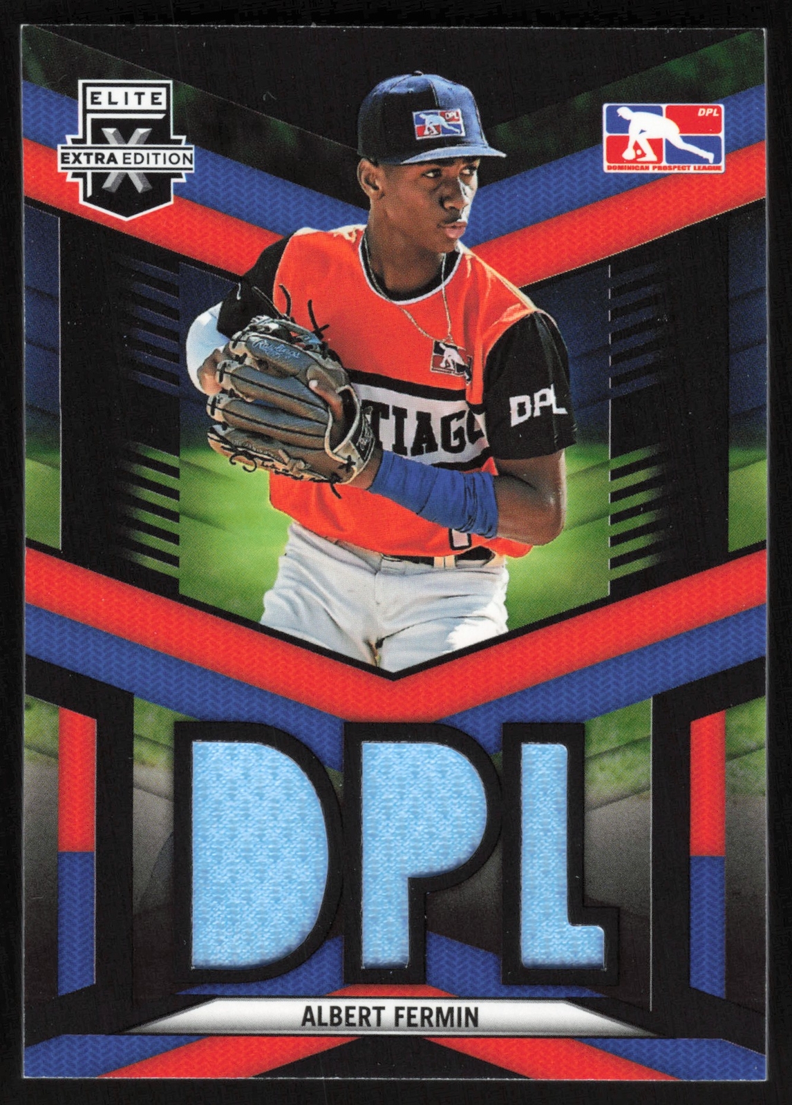 2023 Panini Elite Extra DPL Materials Albert Fermin BB1024 RC Jersey # ...