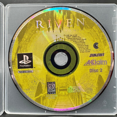 Riven: The Sequel to Myst (Sony PlayStation 1 PS1) *DISC 2 ONLY ...