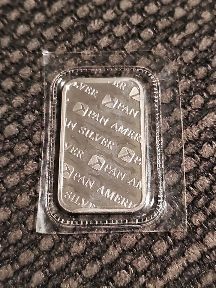 One Half Troy Ounce .999 Fine Silver Pan American Silver Corp - Sealed ...