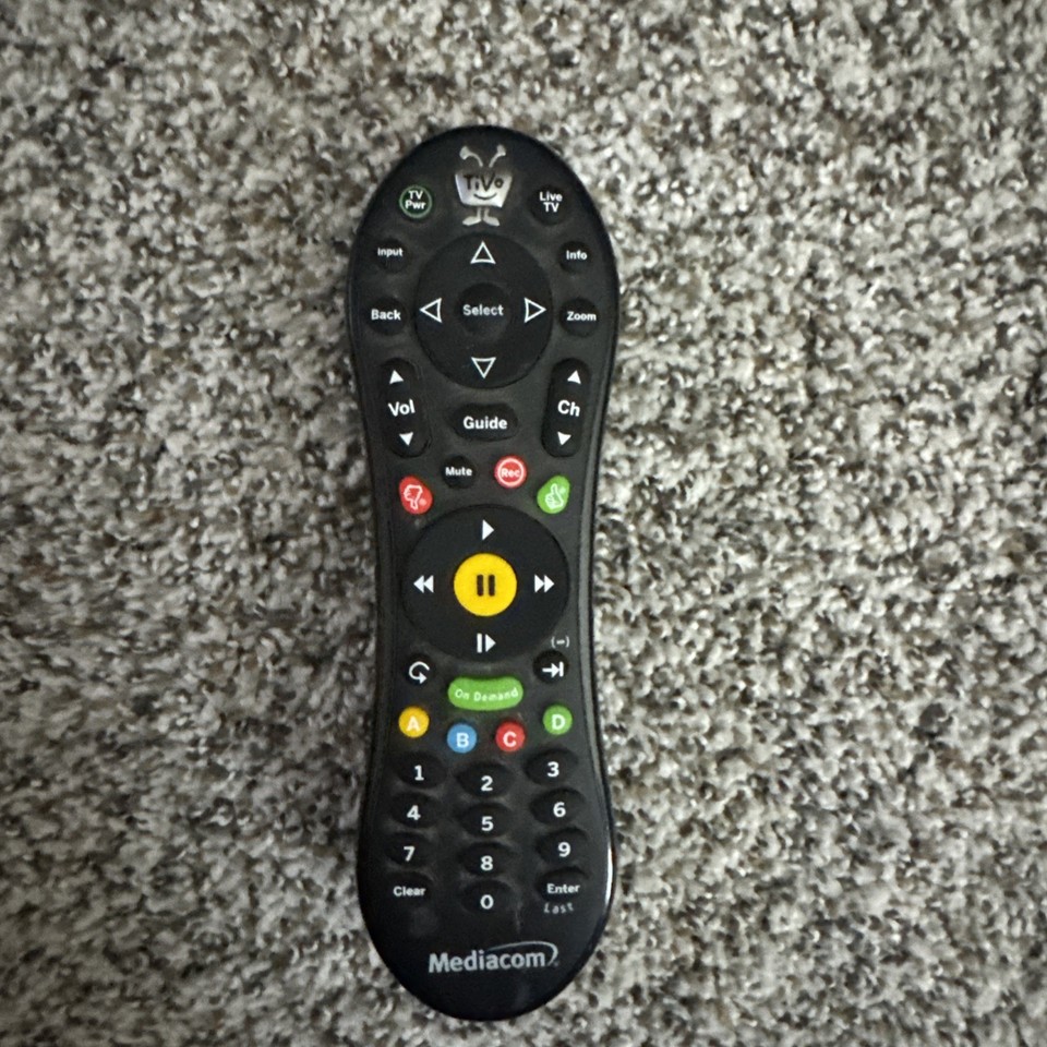 TiVo Roamio replacement remote control, often used with Mediacom cable ...