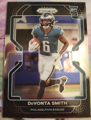 2021 DeVONTA SMITH Panini Chronicles Prizm Black RC Rookie Eagles #PB-8 ...