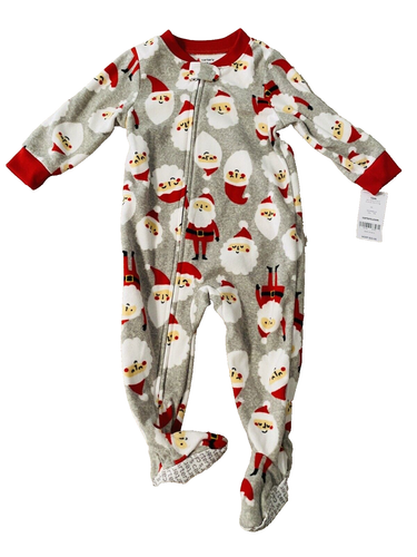 NWT Carter's Fleece Santa Sleeper with Non-Slip Fee-Size 12 months-New ...