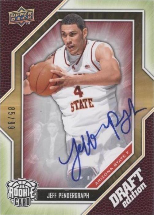 2009-10 Upper Deck Draft Edition - Jeff Pendergraph #45 Green ...