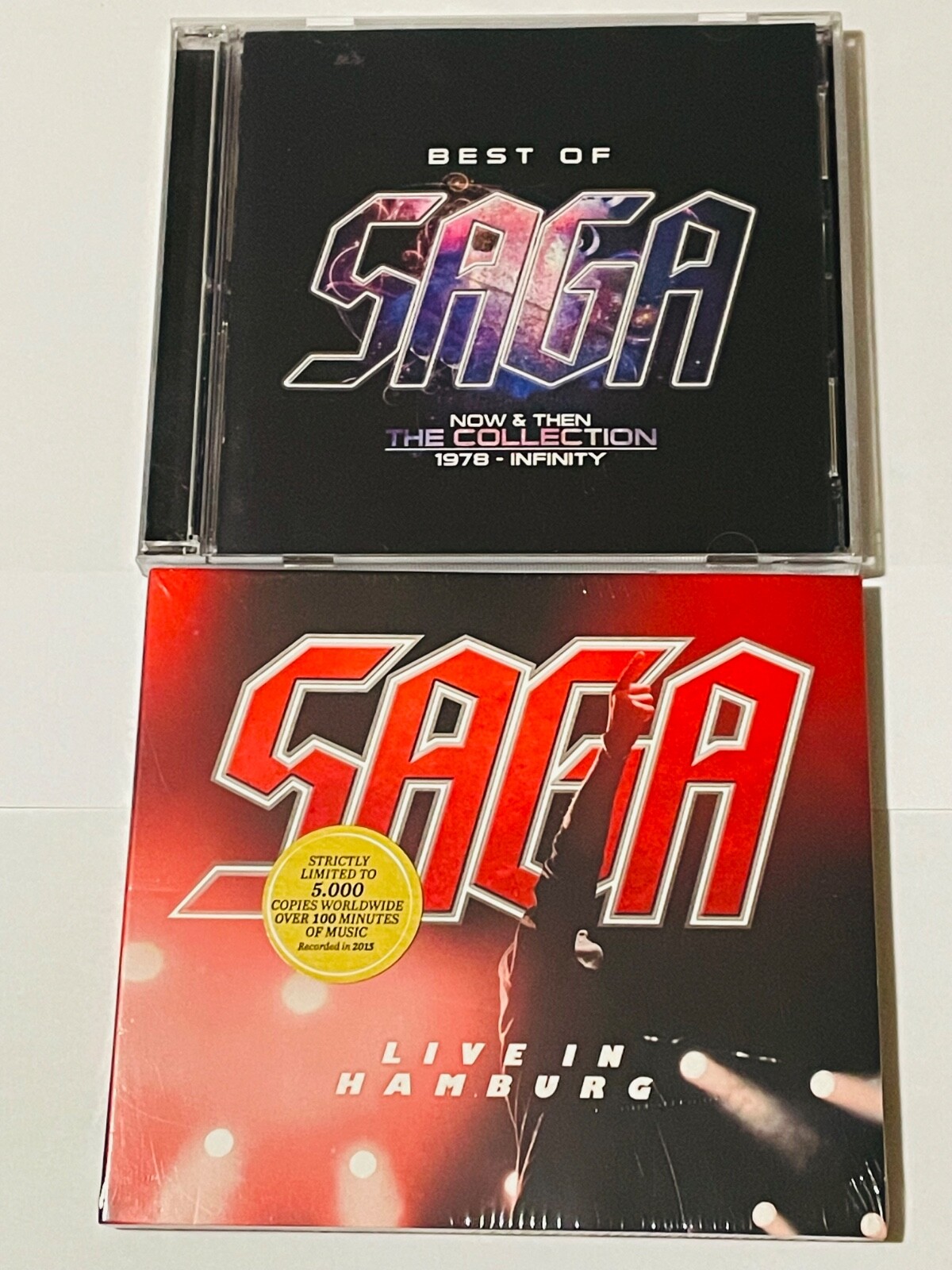 SAGA LIVE IN HAMBURG BRAND NEW 2 CD SET +BONUS Best Of 1978 - Infinity ...