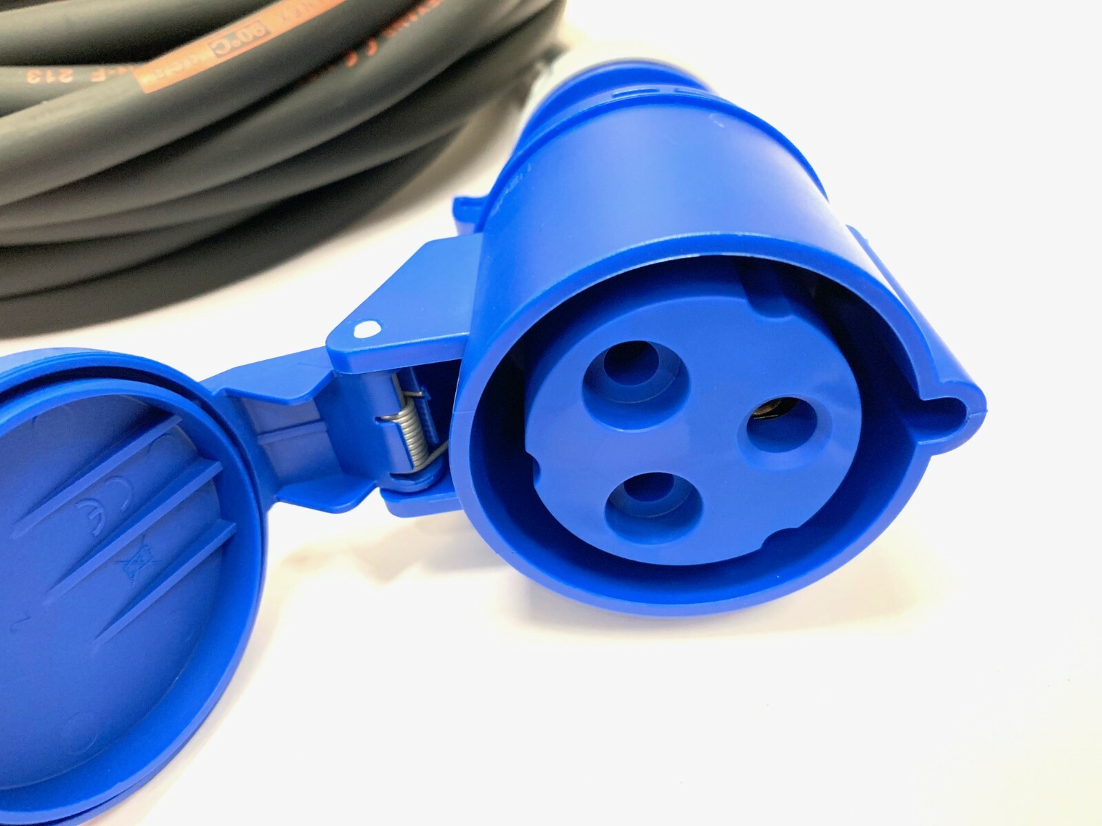 32Amp 240V IP44 3 Pin Extension Lead 6mm² Heavy Duty Industrial Rubber ...