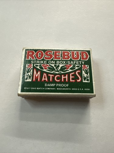 Rosebud Strike on Box/Safety Matches - Matchbox | eBay