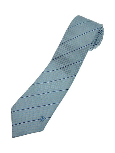 LOUIS VUITTON ITALY tie silk Blue all over Men's from Japan FedEx DHL ...