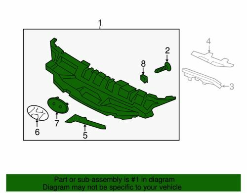 Genuine Hyundai 2012 Accent Radiator Grille Assembly 86351-1R000 | eBay