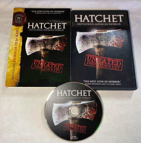 Hatchet Unrated Director's Cut DVD 2007 Horror Widescreen Like New w ...